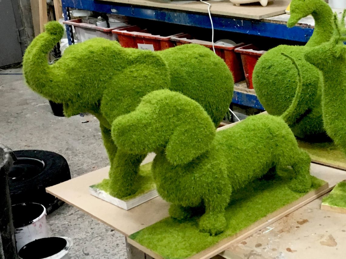 Retail display | Giant Props | polystyrene carving | Flocking