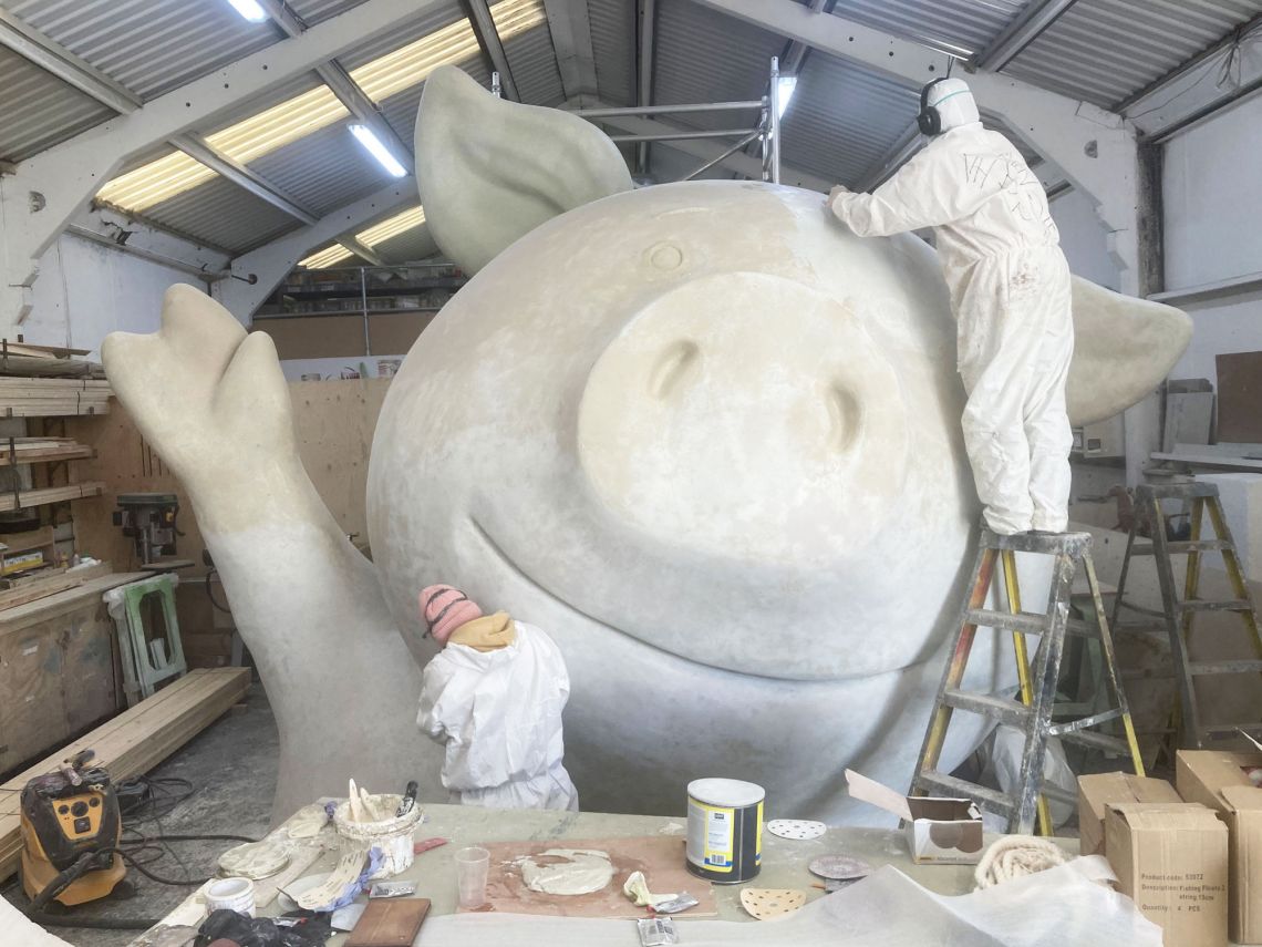 Percy Pig prop | Giant Prop | Retail Display Prop