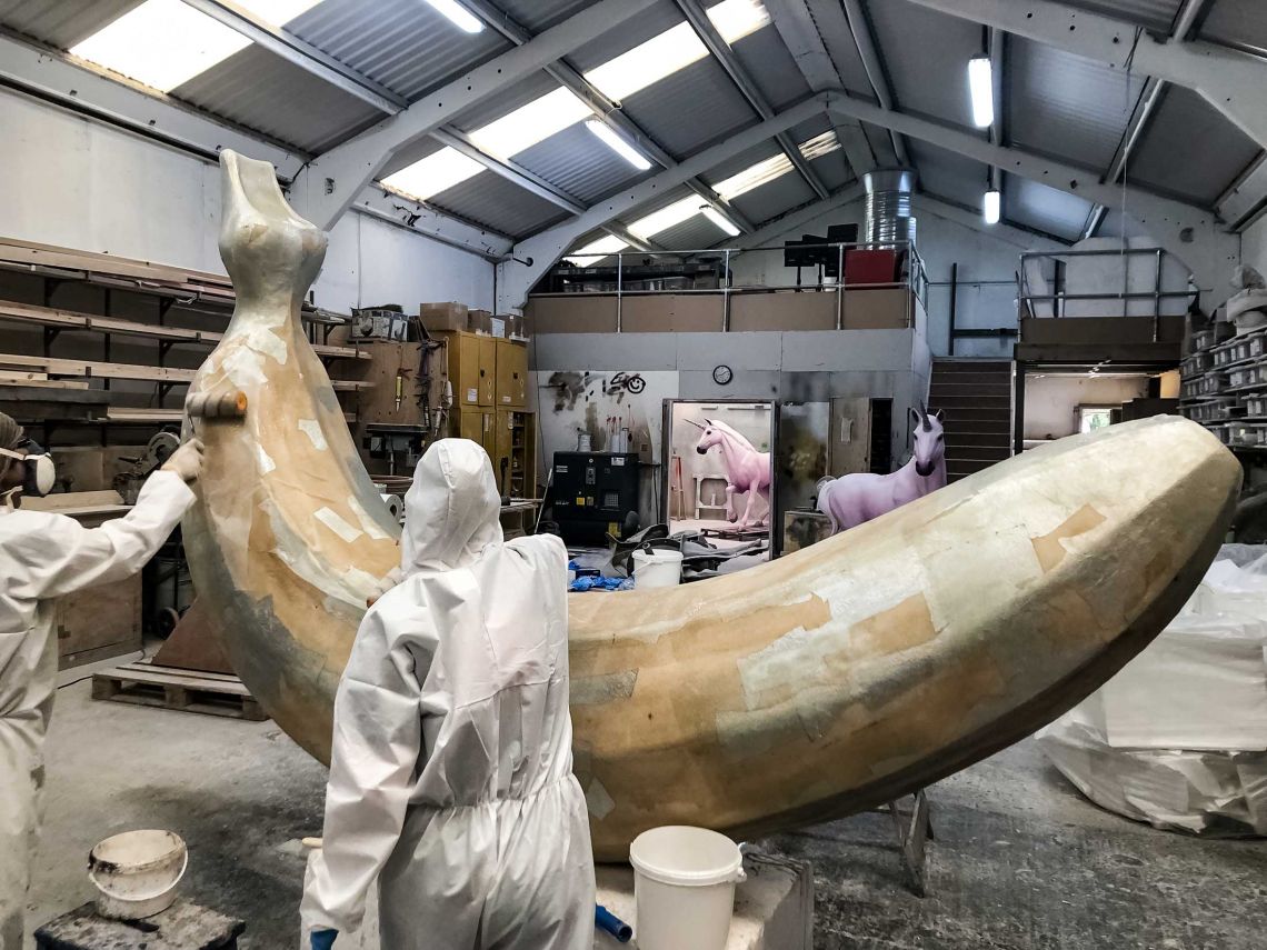 Giant Banana & Cucumber Props | Spur Creative