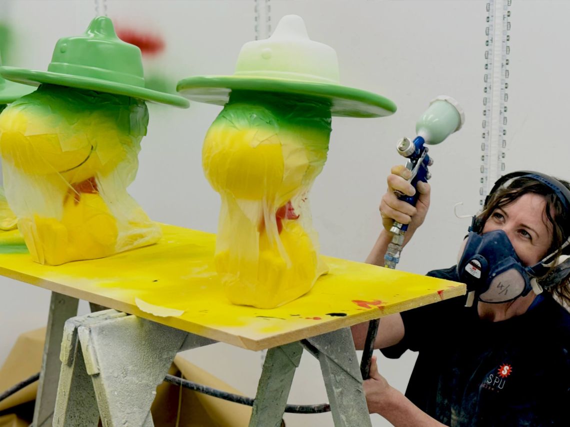 Exhibition and Event Prop | Spray Painting and Finishing | Giant Props ...