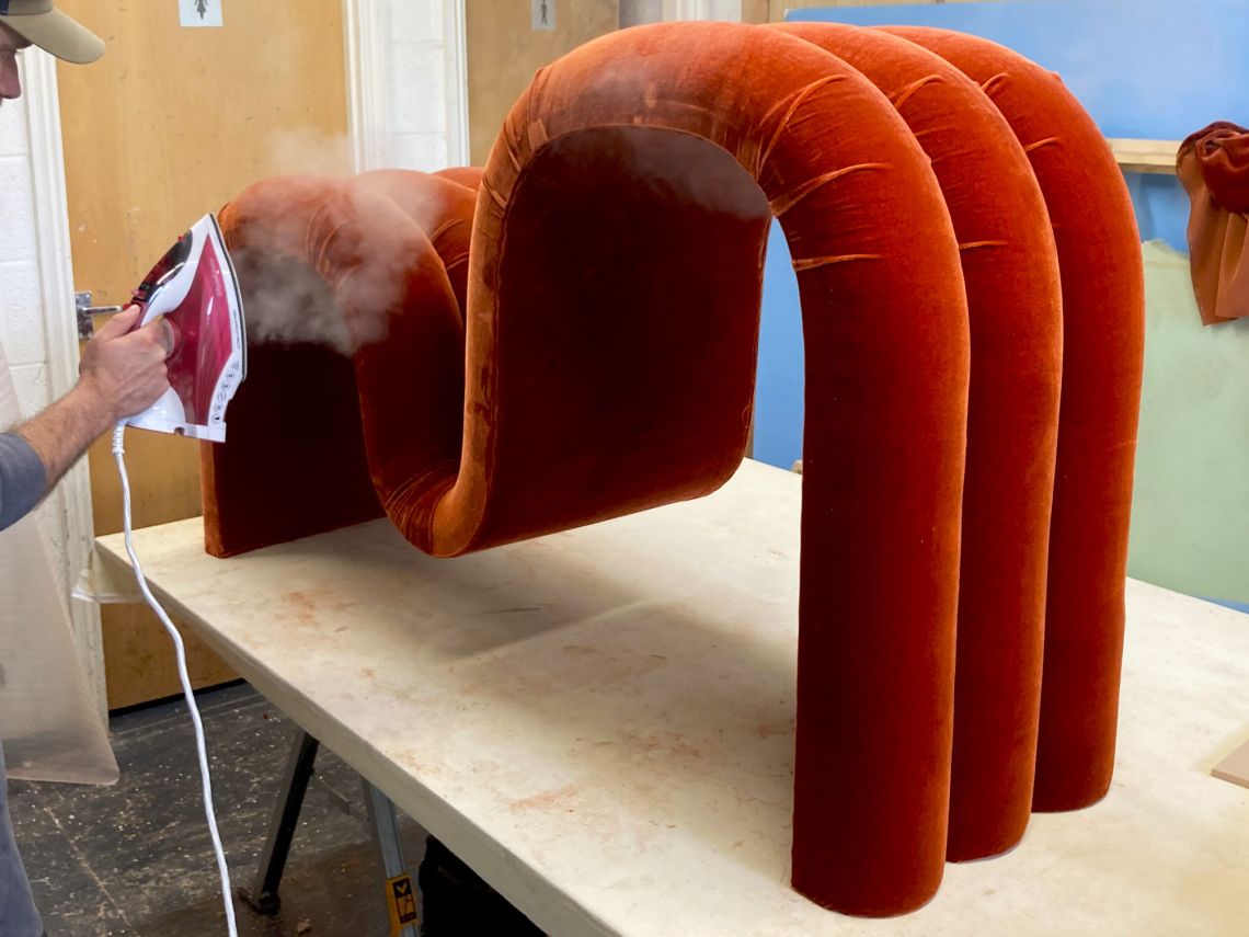 Textiles | Giant Props | upholstery | fabric | retail display.