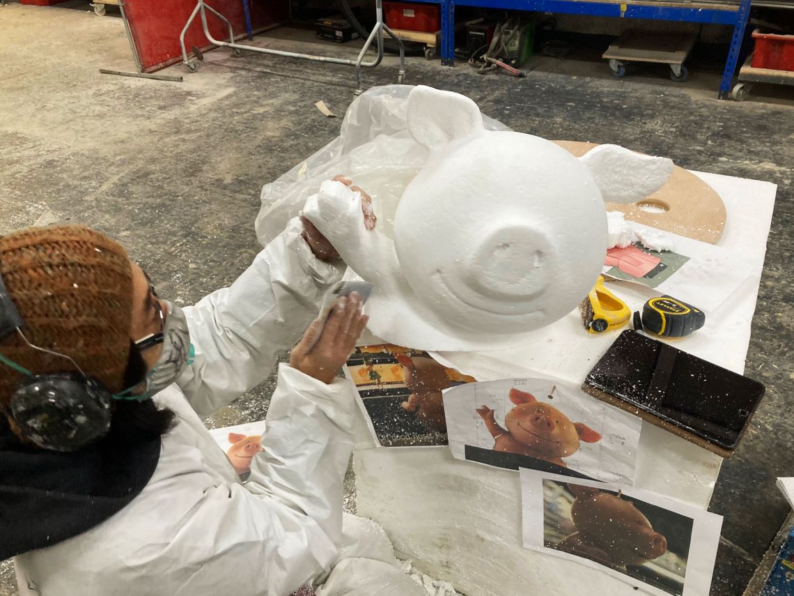 Percy Pig prop | Giant Prop | Retail Display Prop