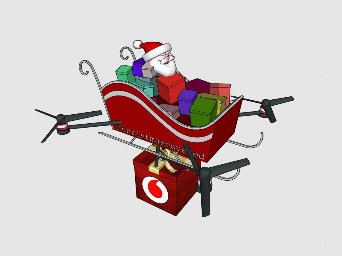 Santa Sleigh & Drone | Spur Creative