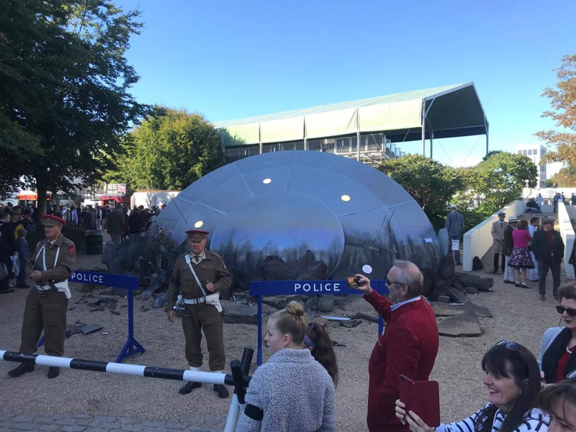 Spaceship prop | Giant Prop | Exhibition and Event Prop