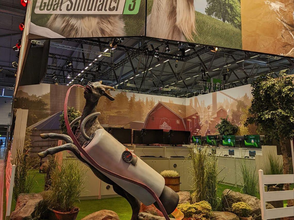 goat simulator 3 | sculpture | Exhibition and Event Prop