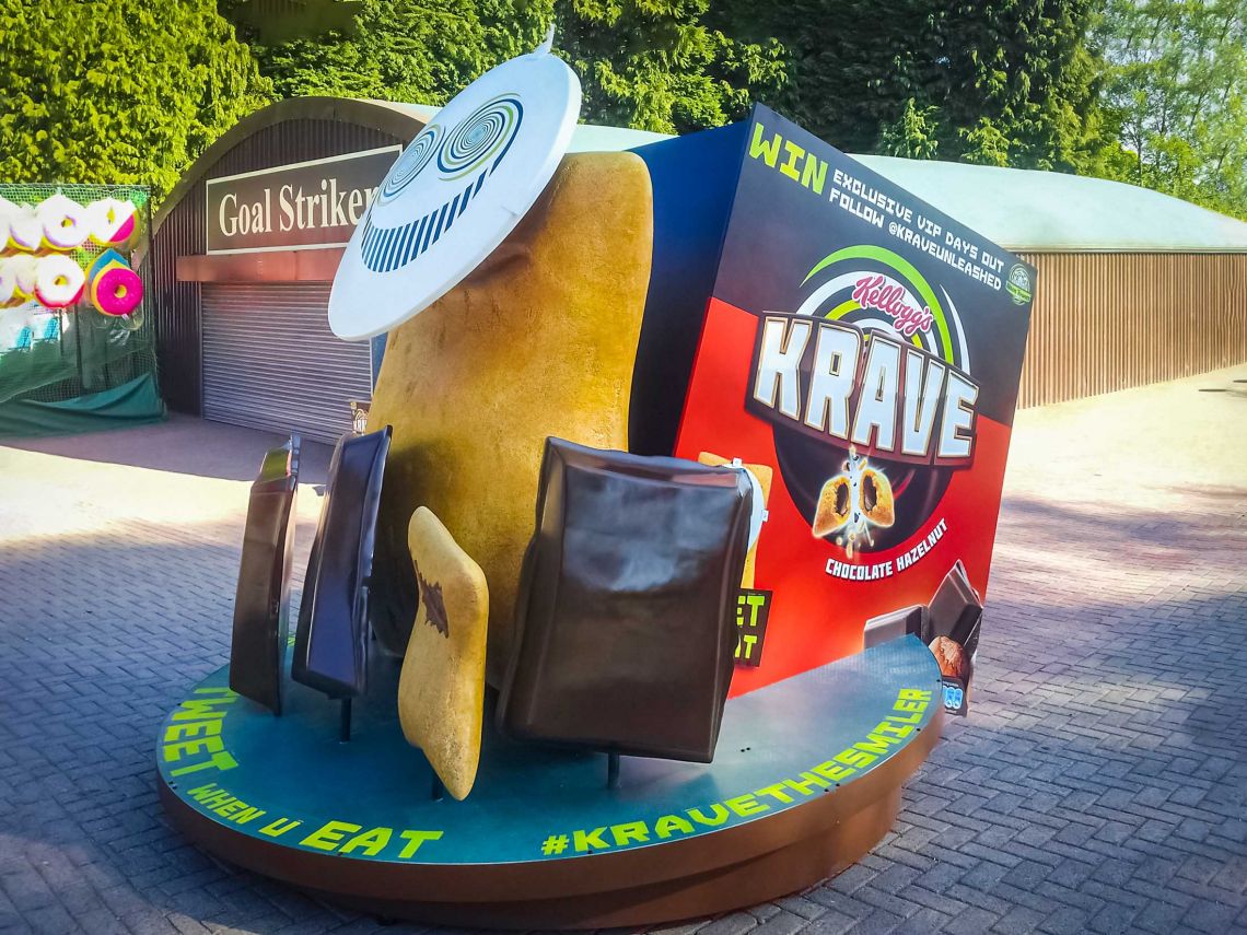 Krave Giant Cereal Box | Spur Creative