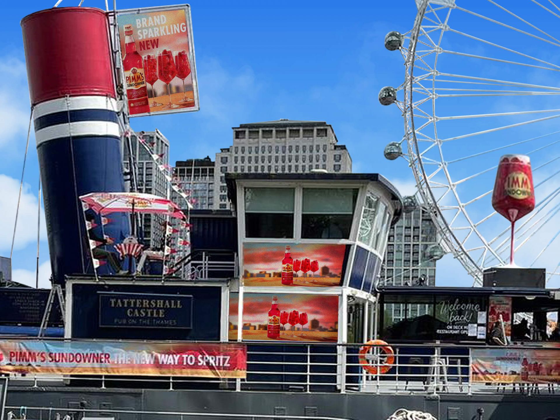 Giant Pimm's Glass Prop | Spur Creative Workshop