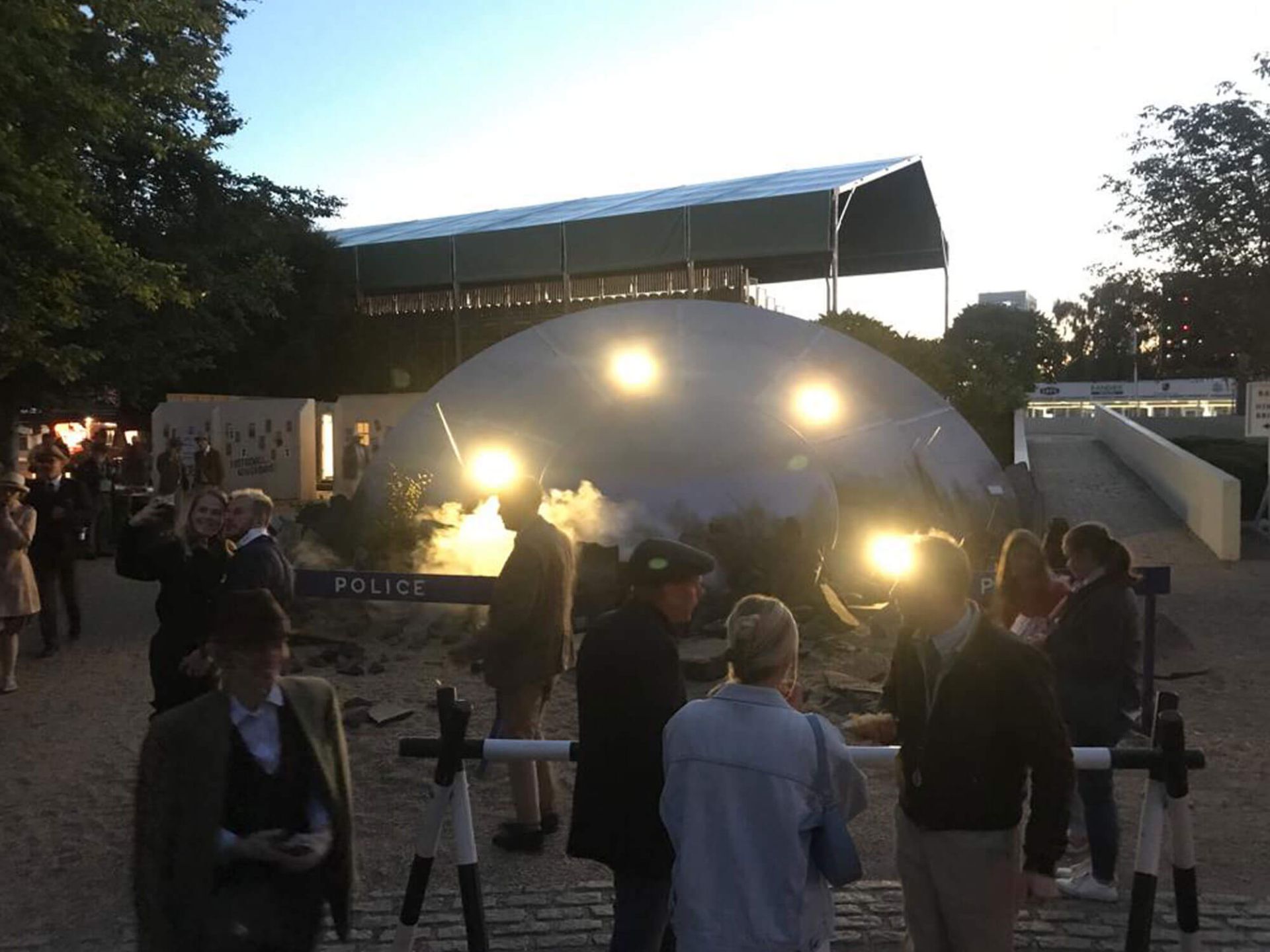 Spaceship prop | Giant Prop | Exhibition and Event Prop