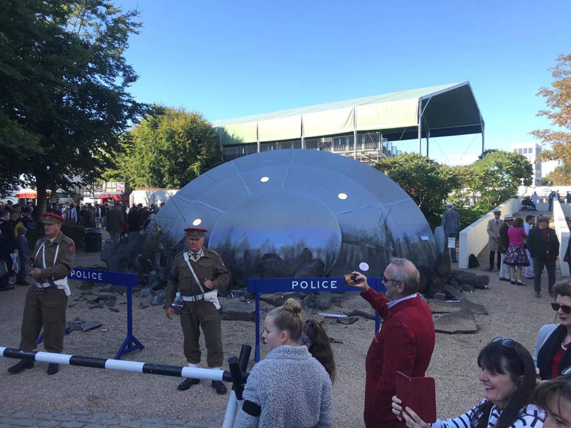 Spaceship prop | Giant Prop | Exhibition and Event Prop