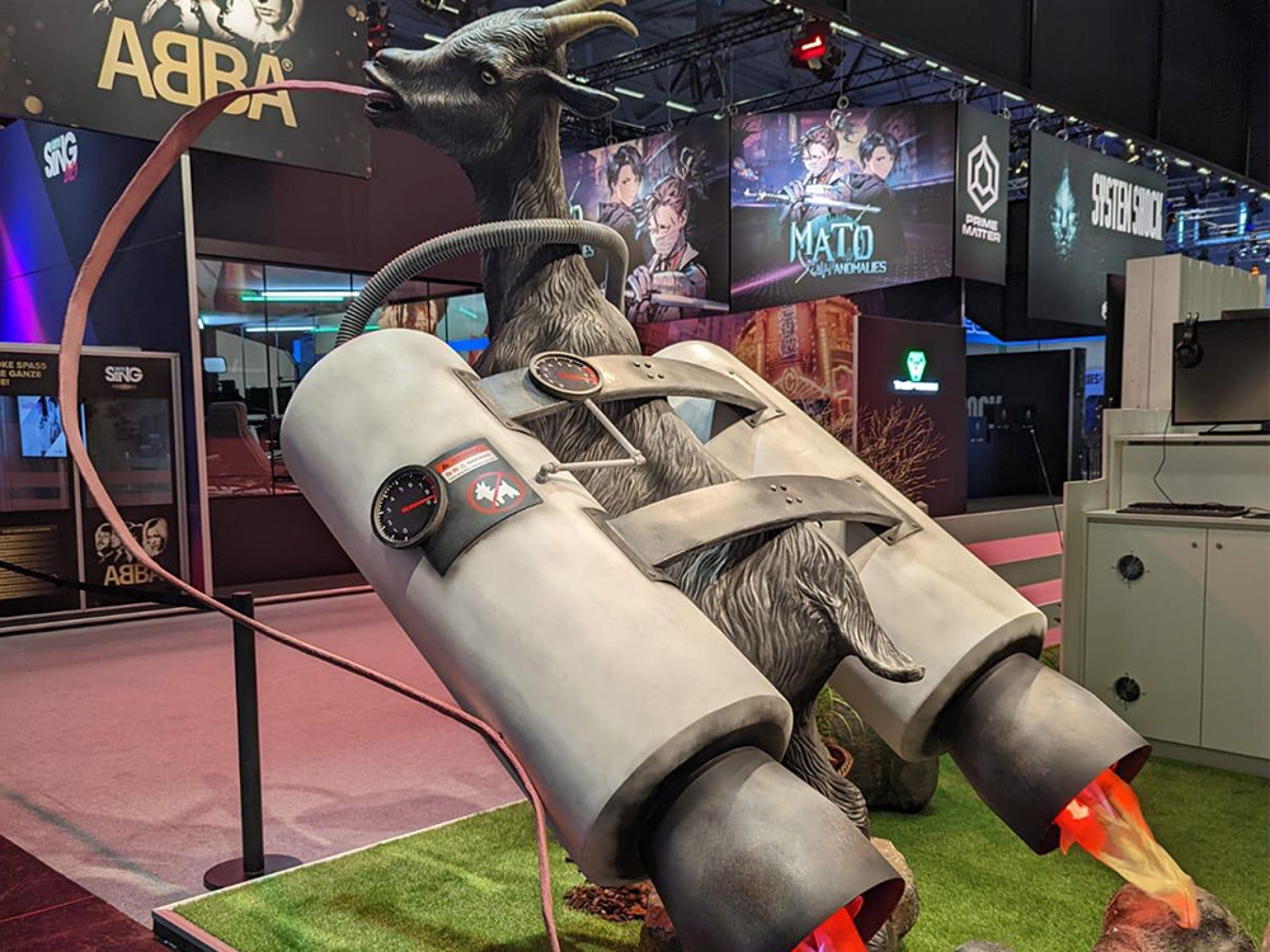 goat simulator 3 | sculpture | Exhibition and Event Prop